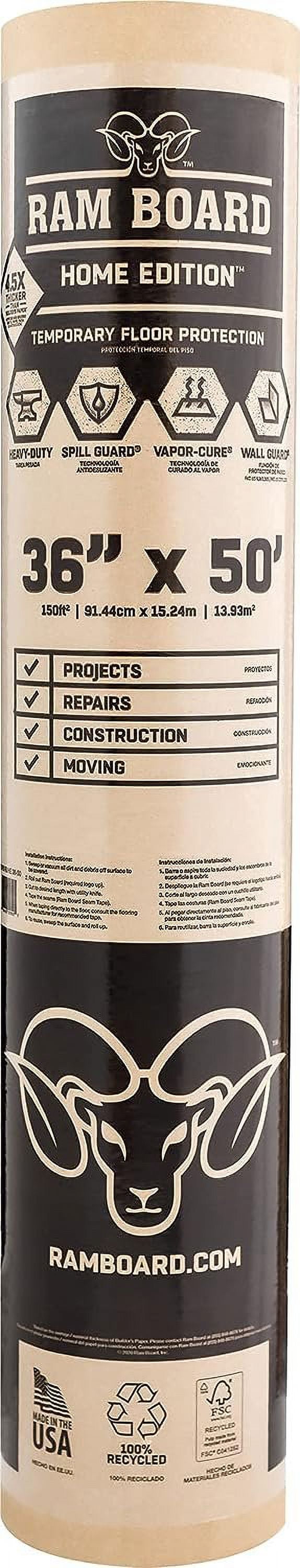 Ram Board Home Edition, Heavy Duty 36 inch x 50 feet Painting ...