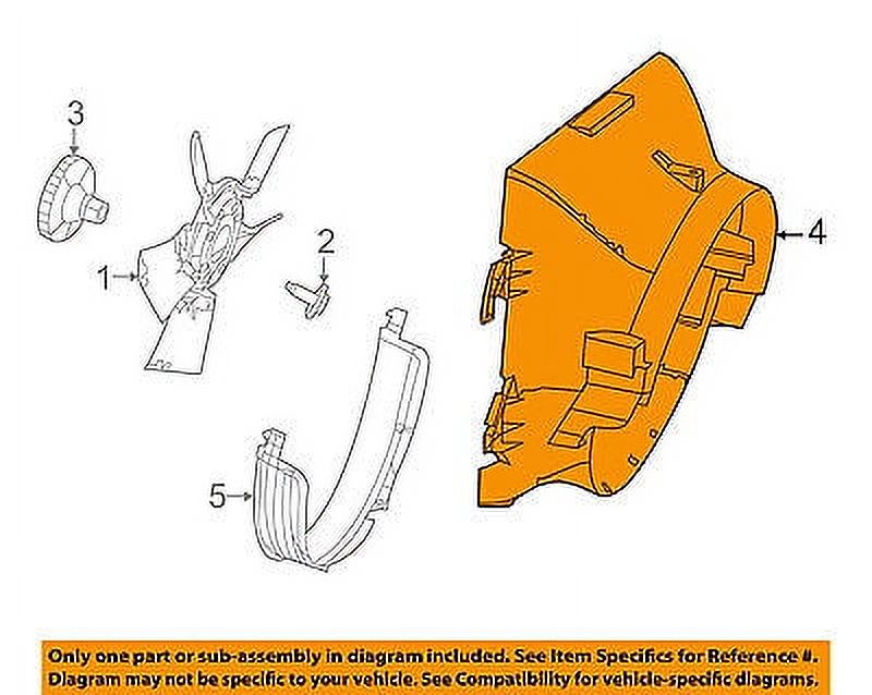 Ram CHRYSLER OEM 15-16 1500 5.7L-V8 Cooling Fan-Upper Shroud 68241660AA ...