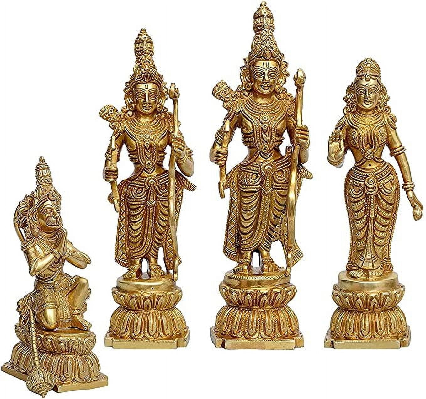 Ram Darbar Brass Antique ram darbar Statue in Brass, Lord Rama, Lord ...