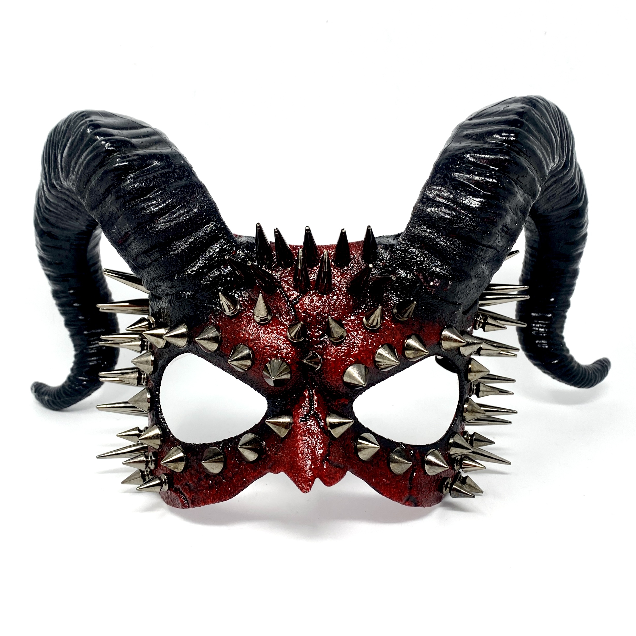 Ram Goat Masquerade Demon Devil Horn Mask Costume Halloween Party Masks ...