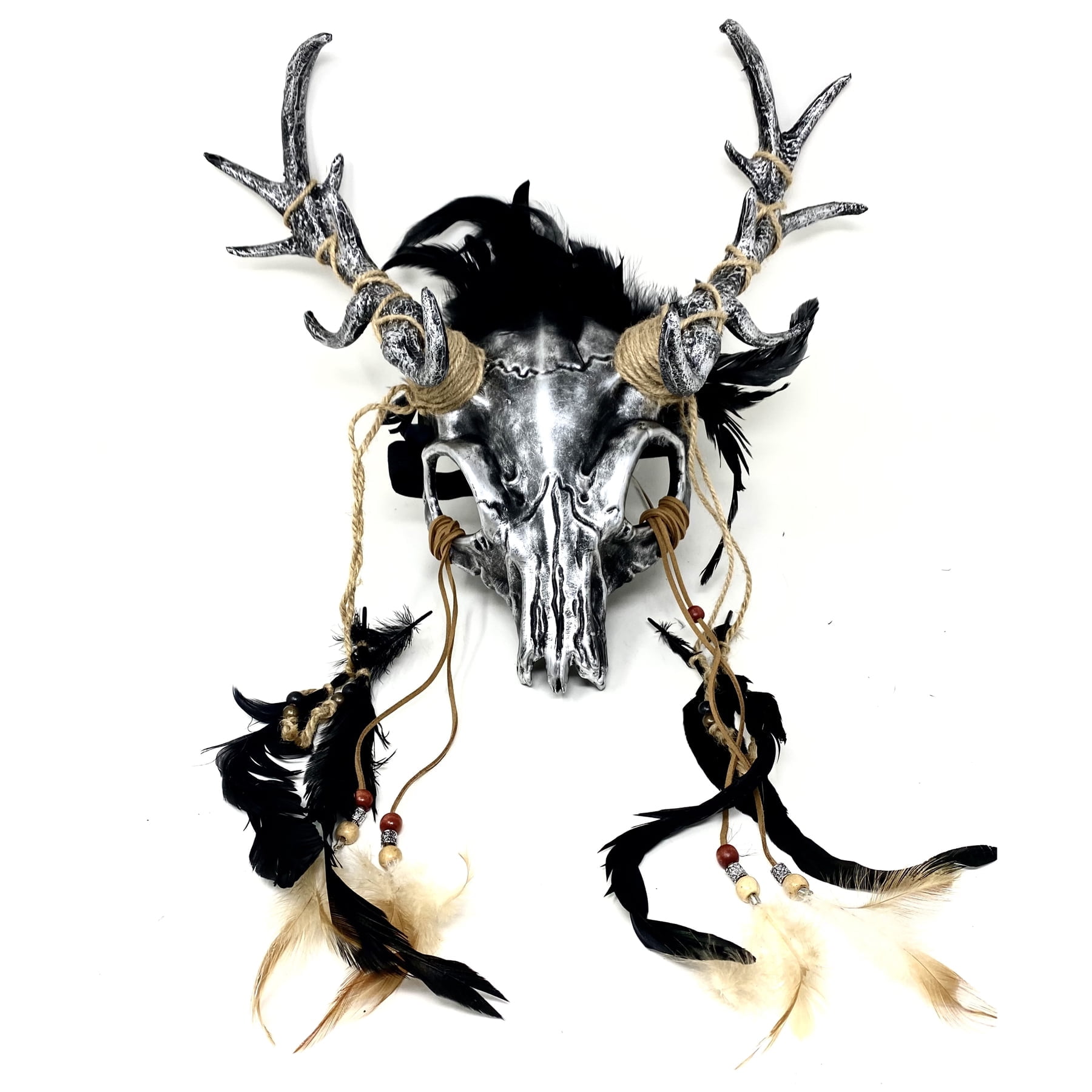 Ram Goat Masquerade Demon Devil Horn Mask Costume Halloween Party Masks ...