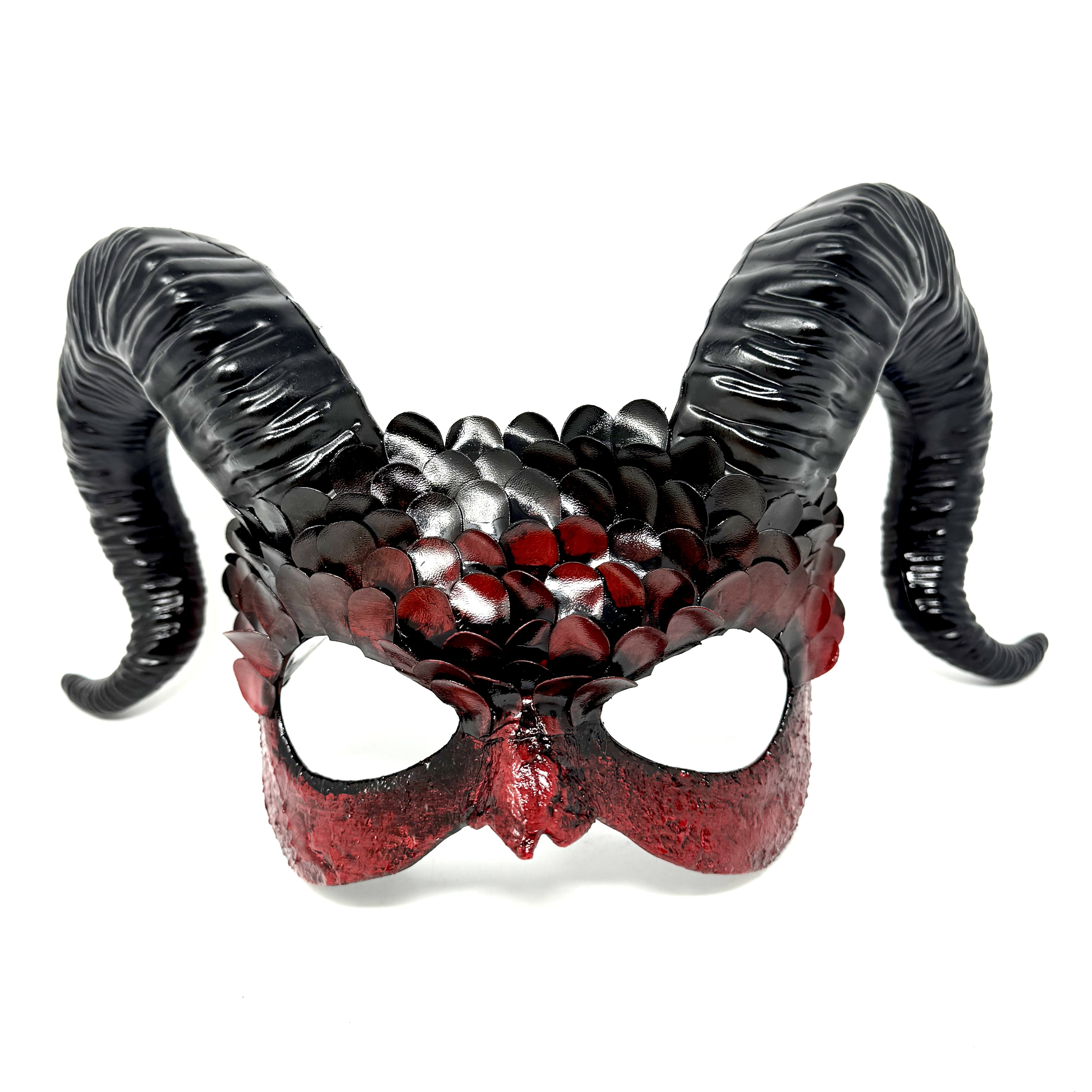 Ram Goat Series Face Masquerade Animal Devil Mask Costume Halloween ...