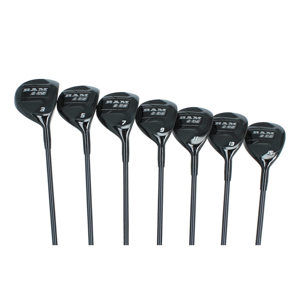 Ram Golf 2EZ Full Fairway Woods Set, 3 - 15, Mens Right Hand, Graphite, Senior Flex - Walmart.com