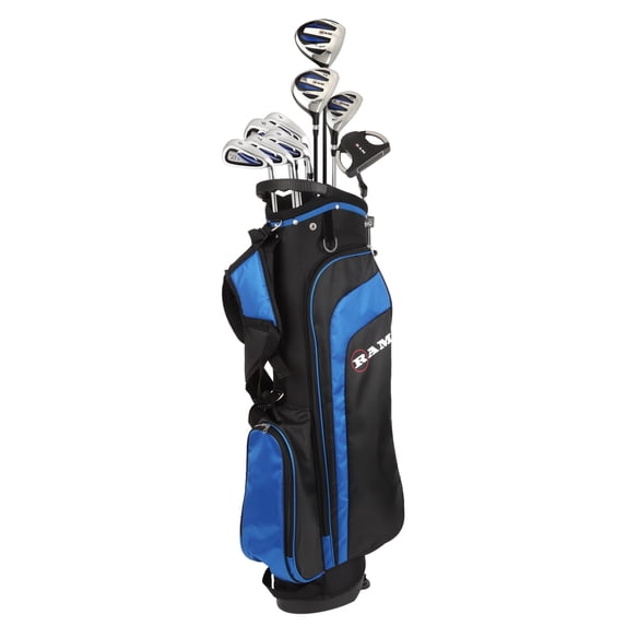 "Ram Golf EZ3 Tall Mens +1"" Complete Golf Clubs Set with Stand Bag ...