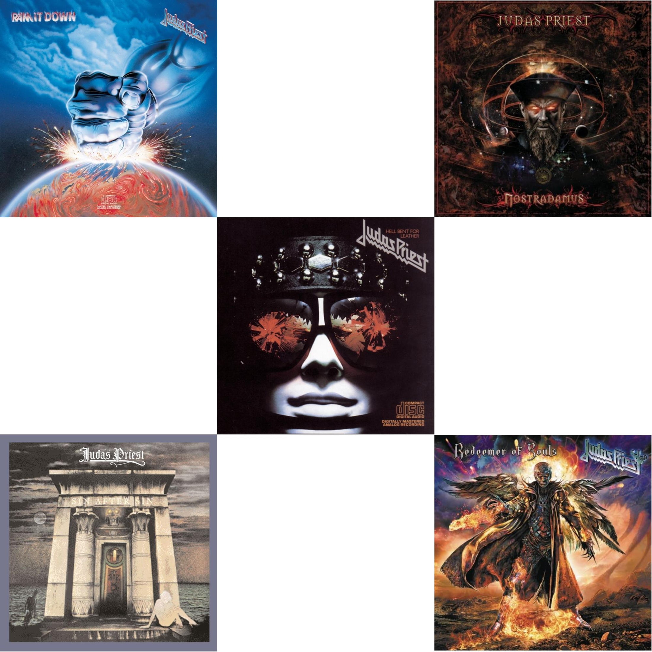 Ram It Down & Sin After Sin & Hell Bent For Leather & Nostradamus ...
