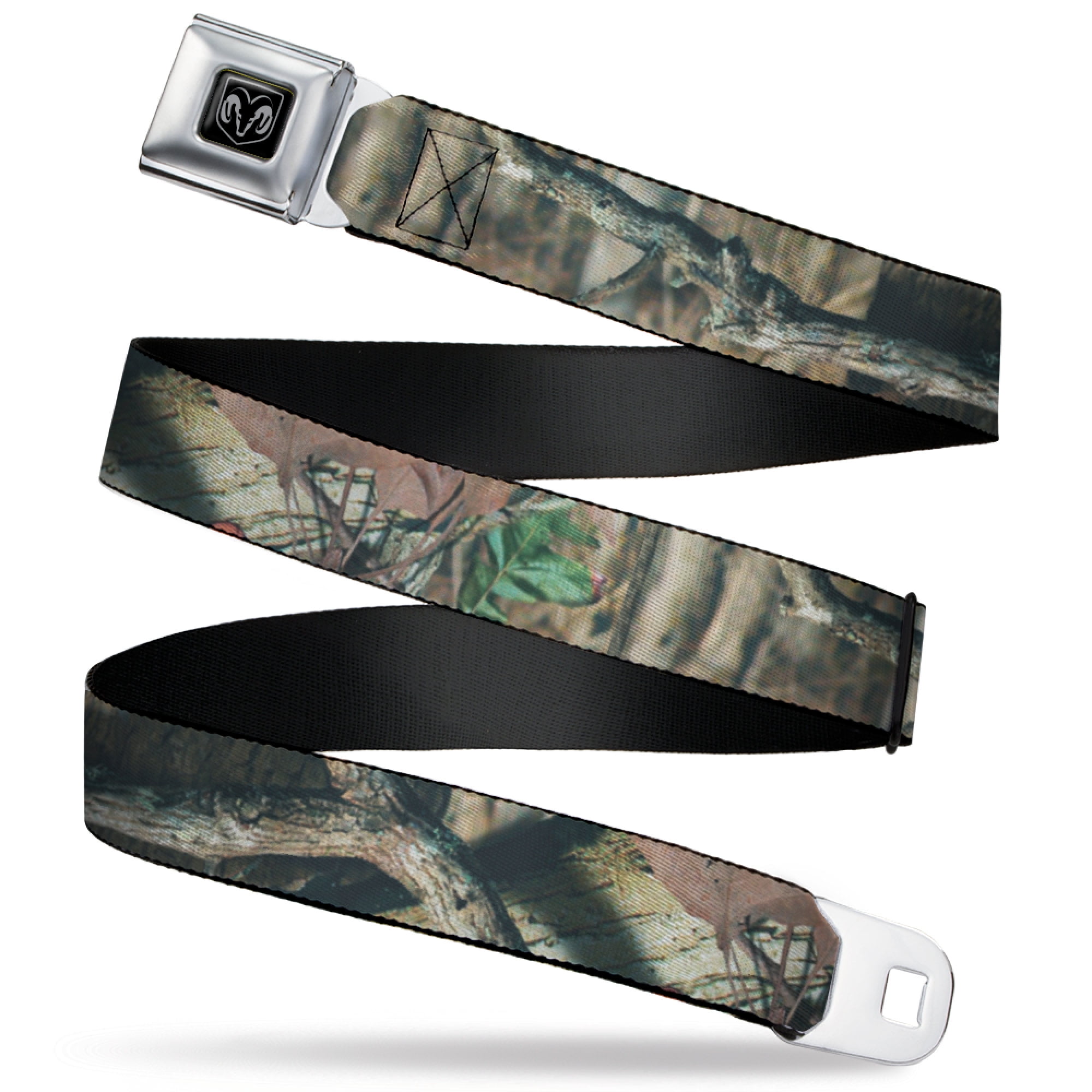 Ram/Mossy Oak Belt, Seatbelt Buckle Belt, Ram Mossy Oak Break Up ...