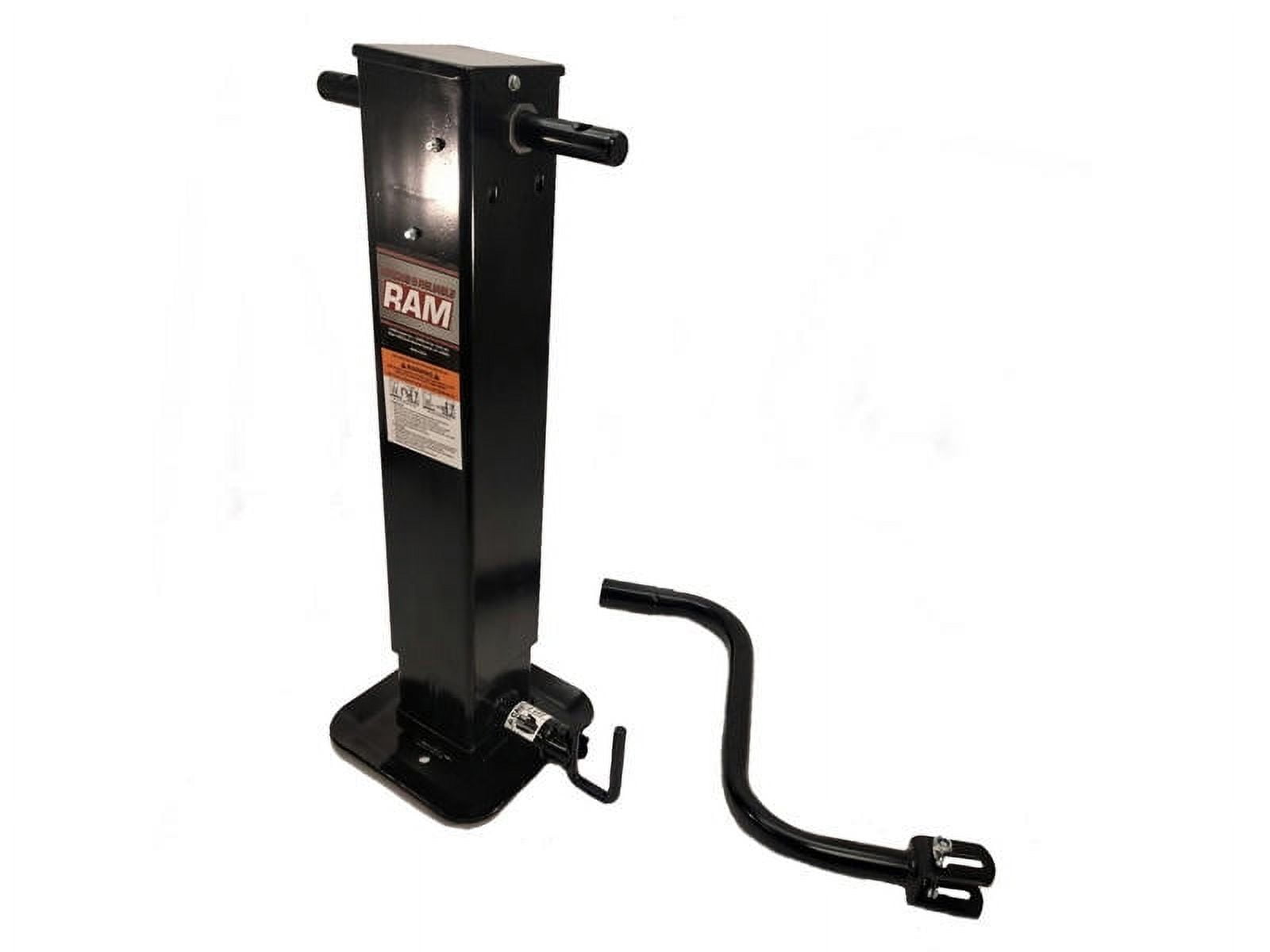 Ram/Pacific Rim (TJD-15K-R) Square Tube Drop Leg Jack With Crank Handle ...