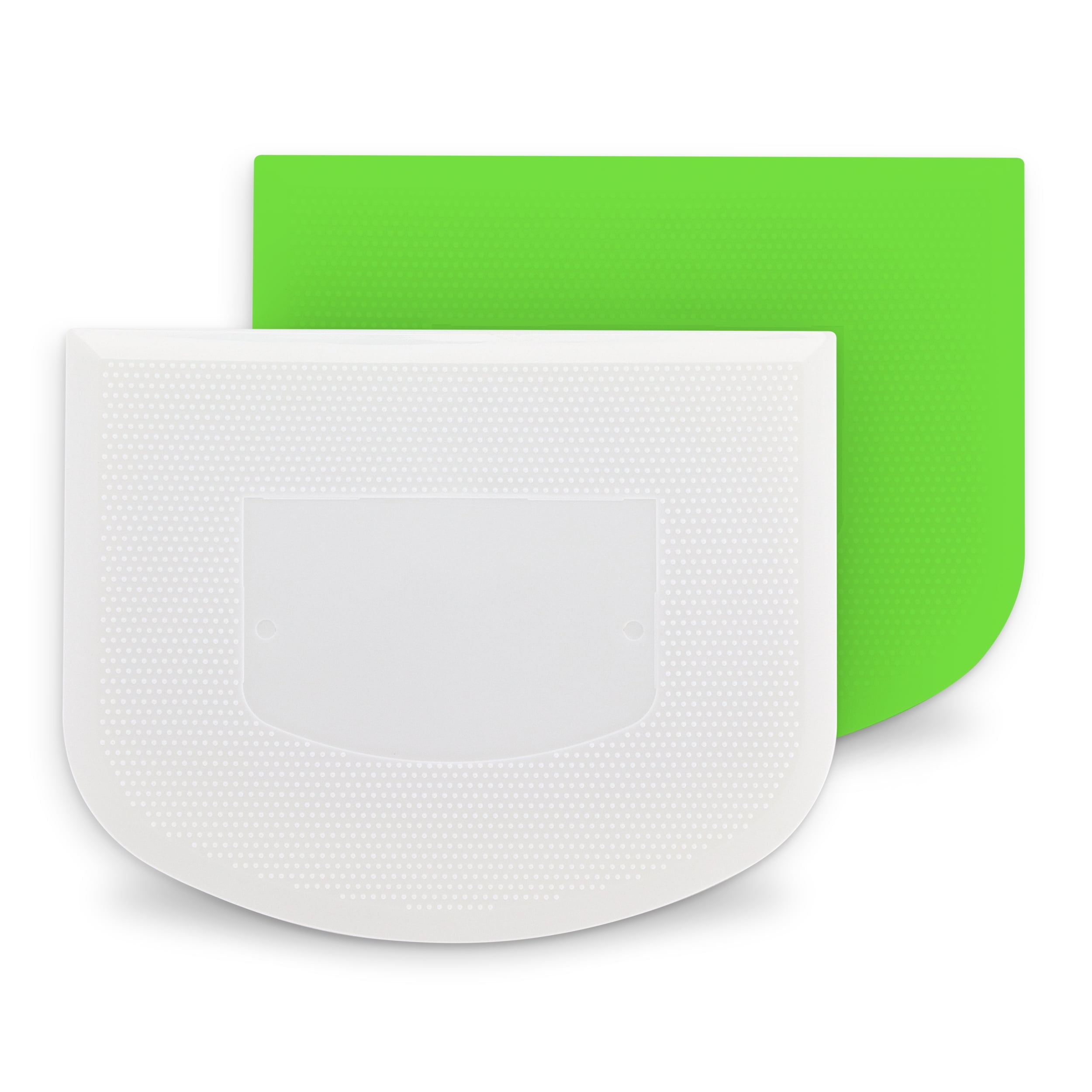 Ram-Pro White And Green Bowl Scraper Flexible Food Safe Plastic Scraper ...