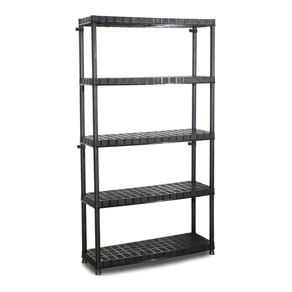 Black Plastic Shelves