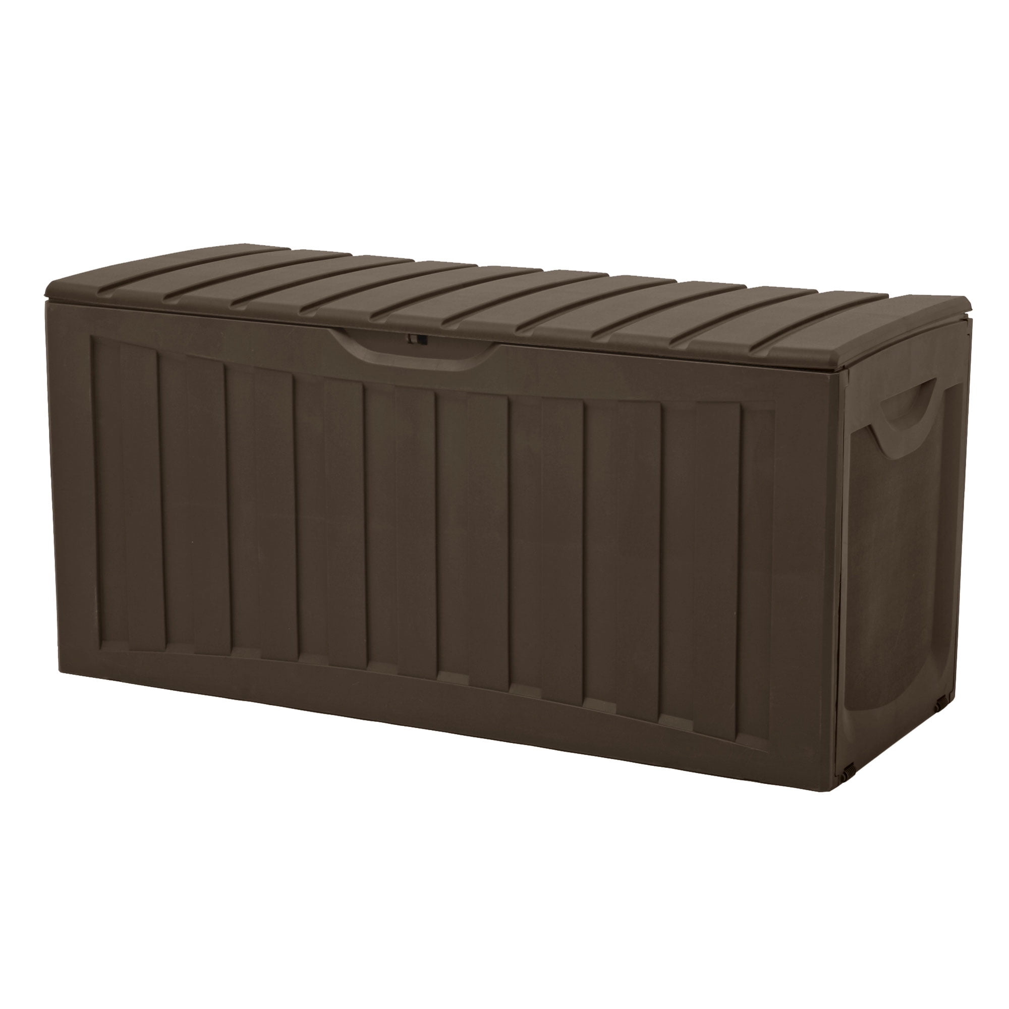 Ram Quality Products 90 Gal Large Plastic Outdoor Storage Bin with ...