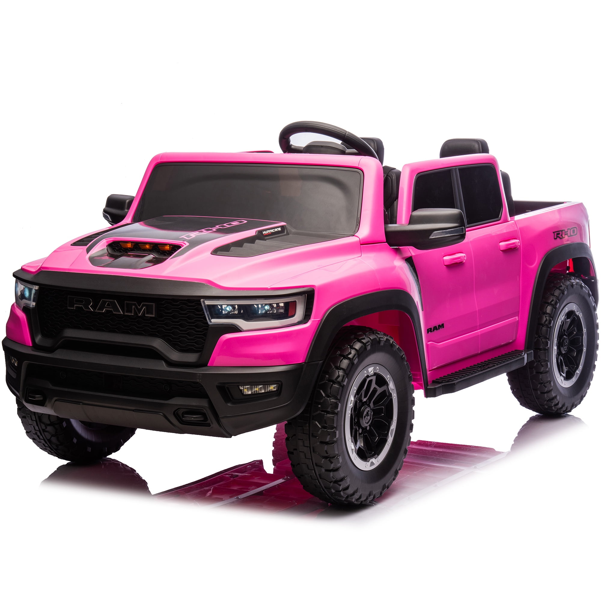 Ram Ride on Car Toys 2 Seater, 24V Ram 1500 Battery Powered Ride on Toy ...