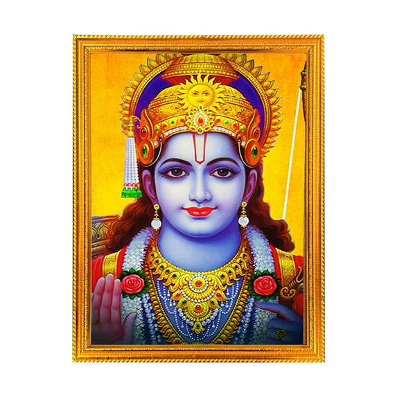 Ram ji-Religious God Photo Frame for Home & Pooja Room Decor - Walmart.com
