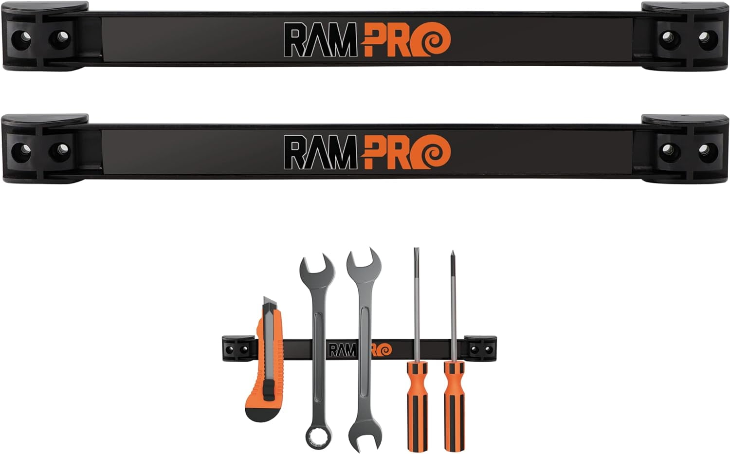 RamPro 2 Pack 12" Magnetic Tool Holder, Magnetic Tool Holder Strip, A ...