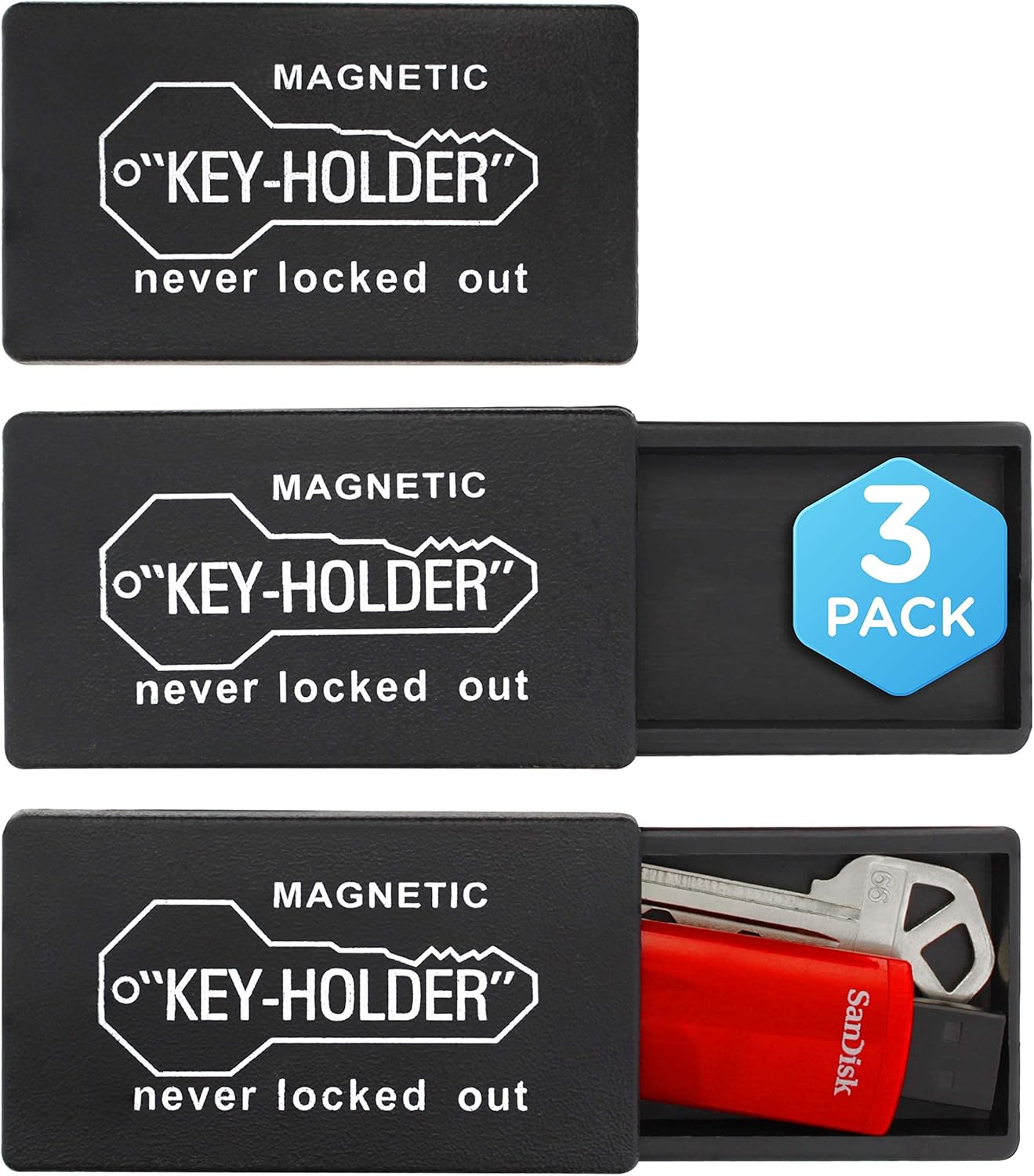 RamPro Hide A Key Magnetic Key Holder Under Car So You Never Lock Out ...