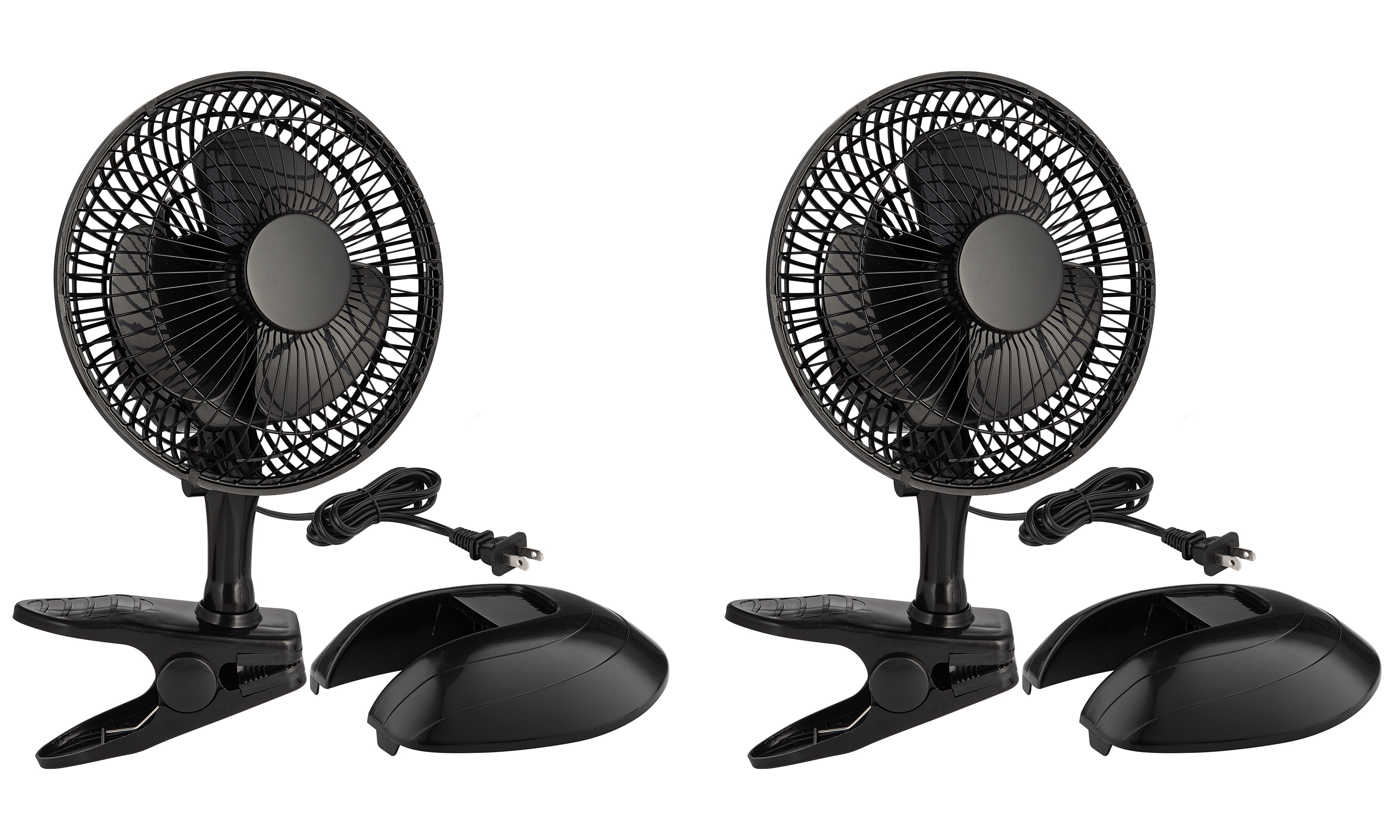 RamPro Portable Desk and Clip on Fan, 6 Inch Fans Small and Quiet Plug ...