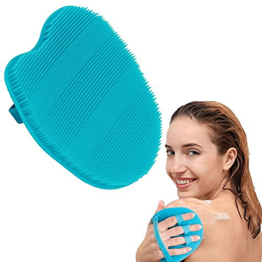 Rampula Silicone Body Scrubber Silicone Loofah Bath Back Cleaning