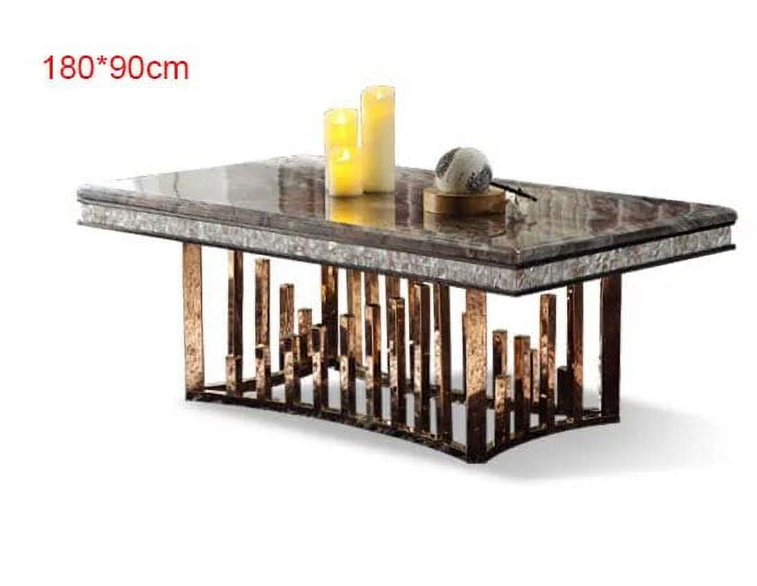 Rama Dymasty stainless steel Dining Room Set Home Furniture modern ...