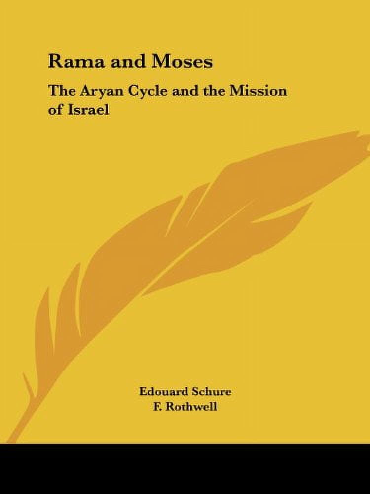 Rama and Moses : The Aryan Cycle and the Mission of Israel (Paperback ...