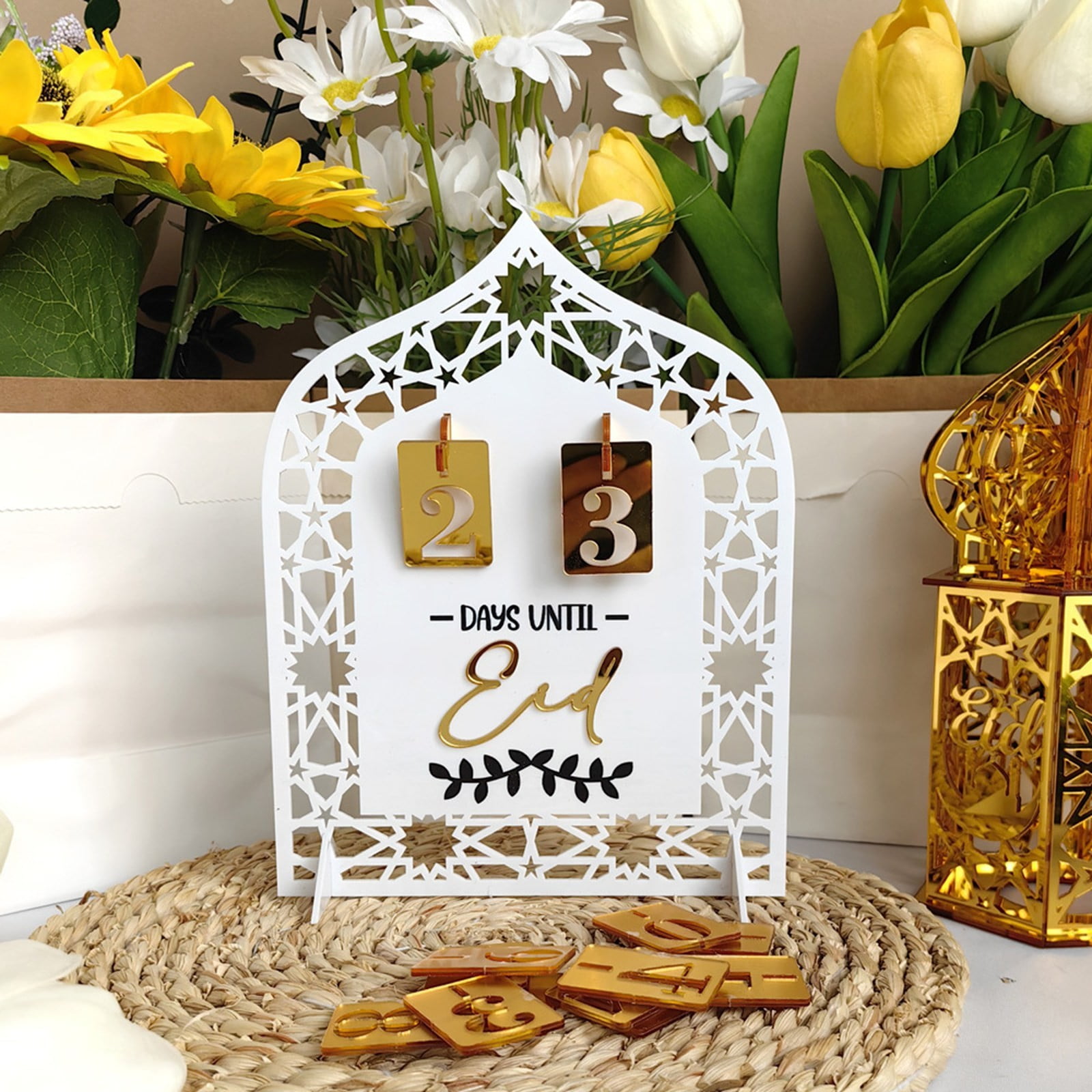 Ramadan Advent Calendar 2025, Metal DIY Countdown Calendar, Eid ...