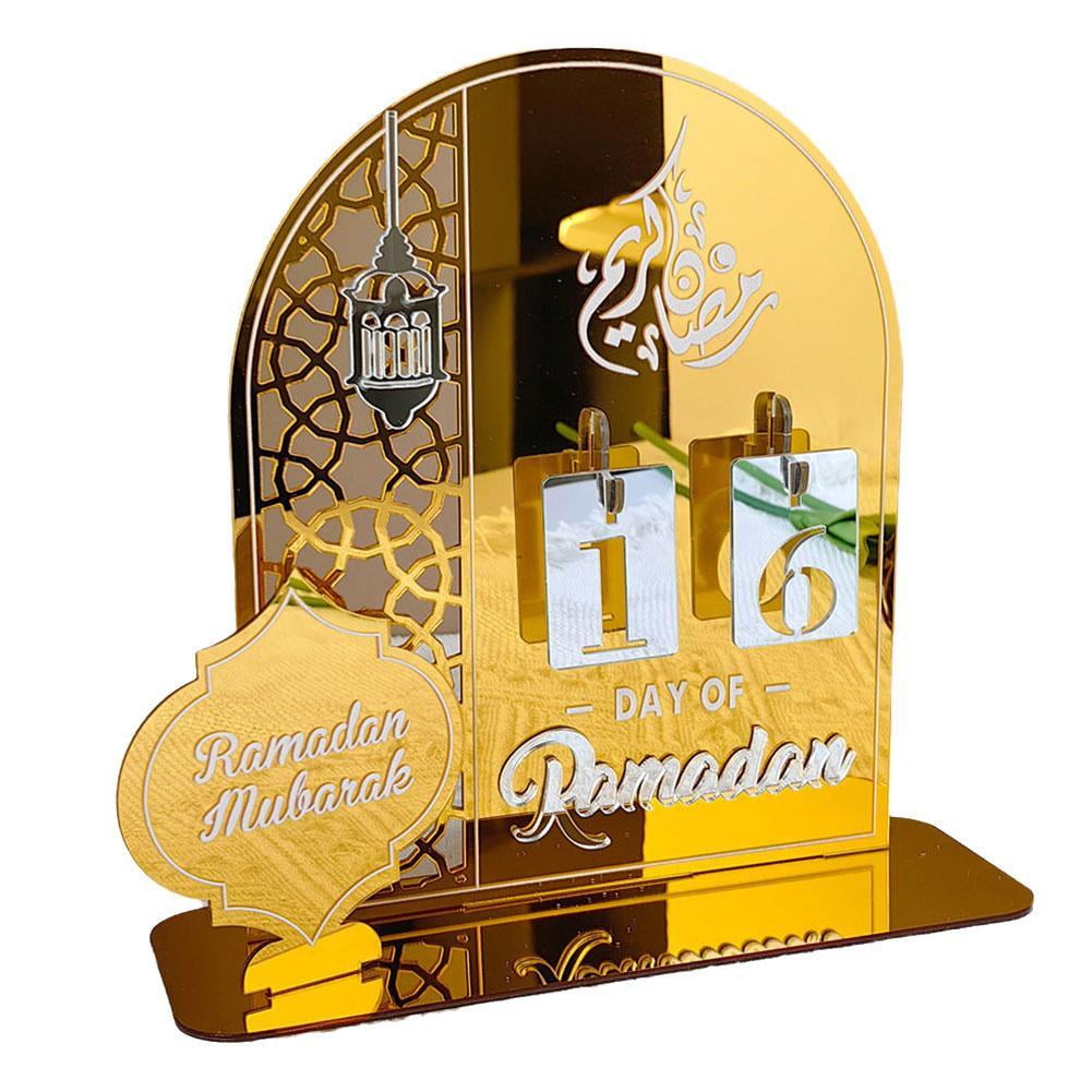 Ramadan Advent Calendar, Acrylic Countdown Calendars Decorations ...