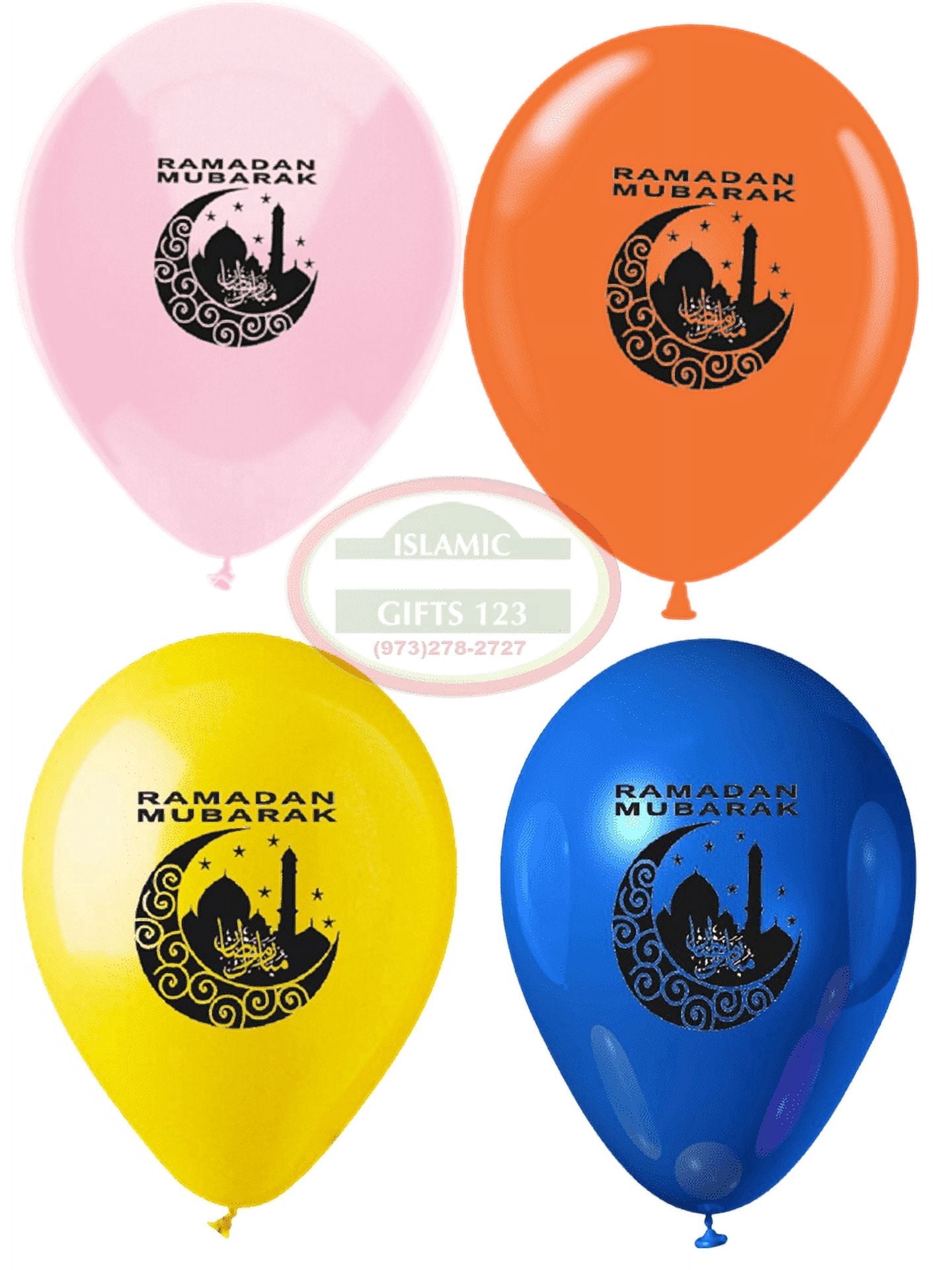 Ramadan Balloons[40 Pack ]Ramadan Decorations Ramadan Mubarak Wall ...