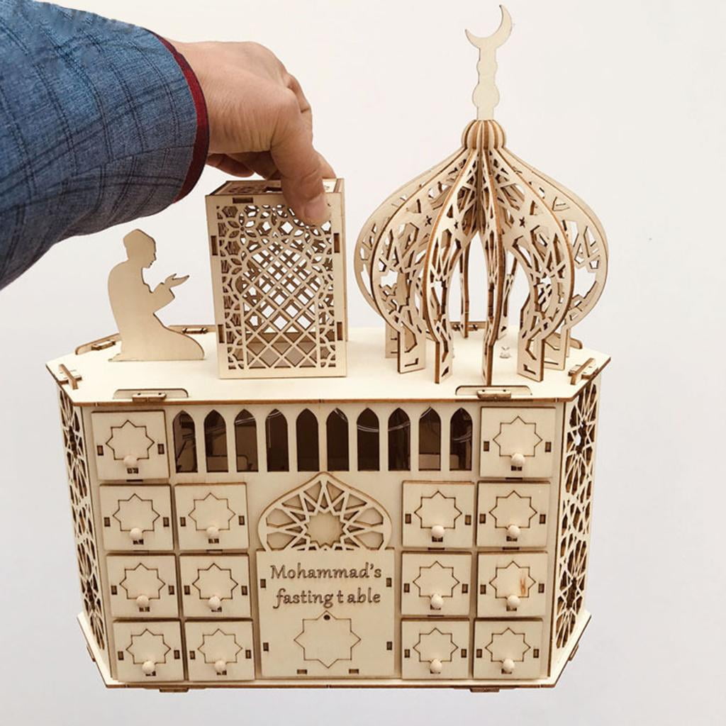 Ramadan Calendar Calendar with Drawers ,Creative DIY Wooden Crafts Home ...
