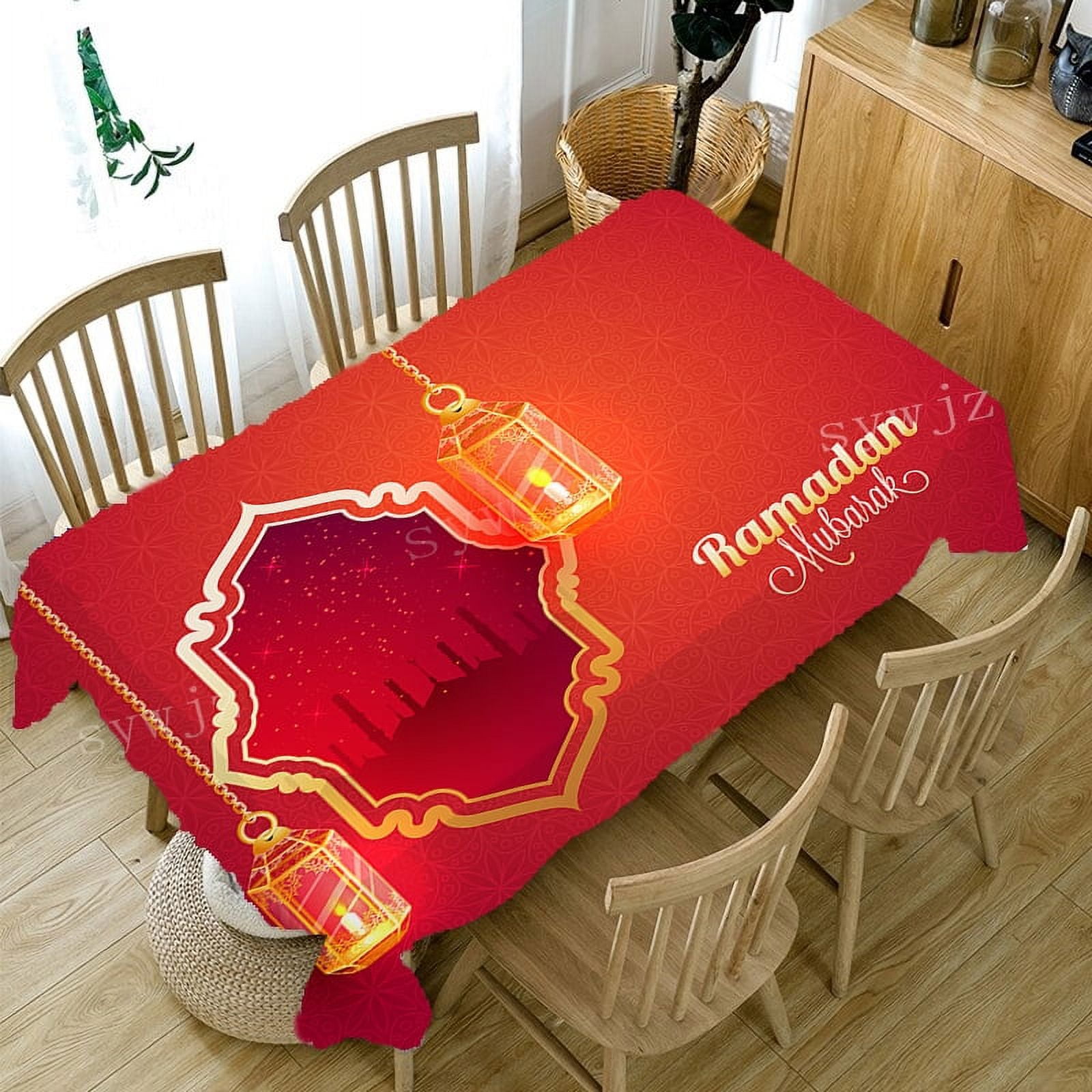 Ramadan Collection Tablecloth Eid Muslim Home ration Tablecloth ...