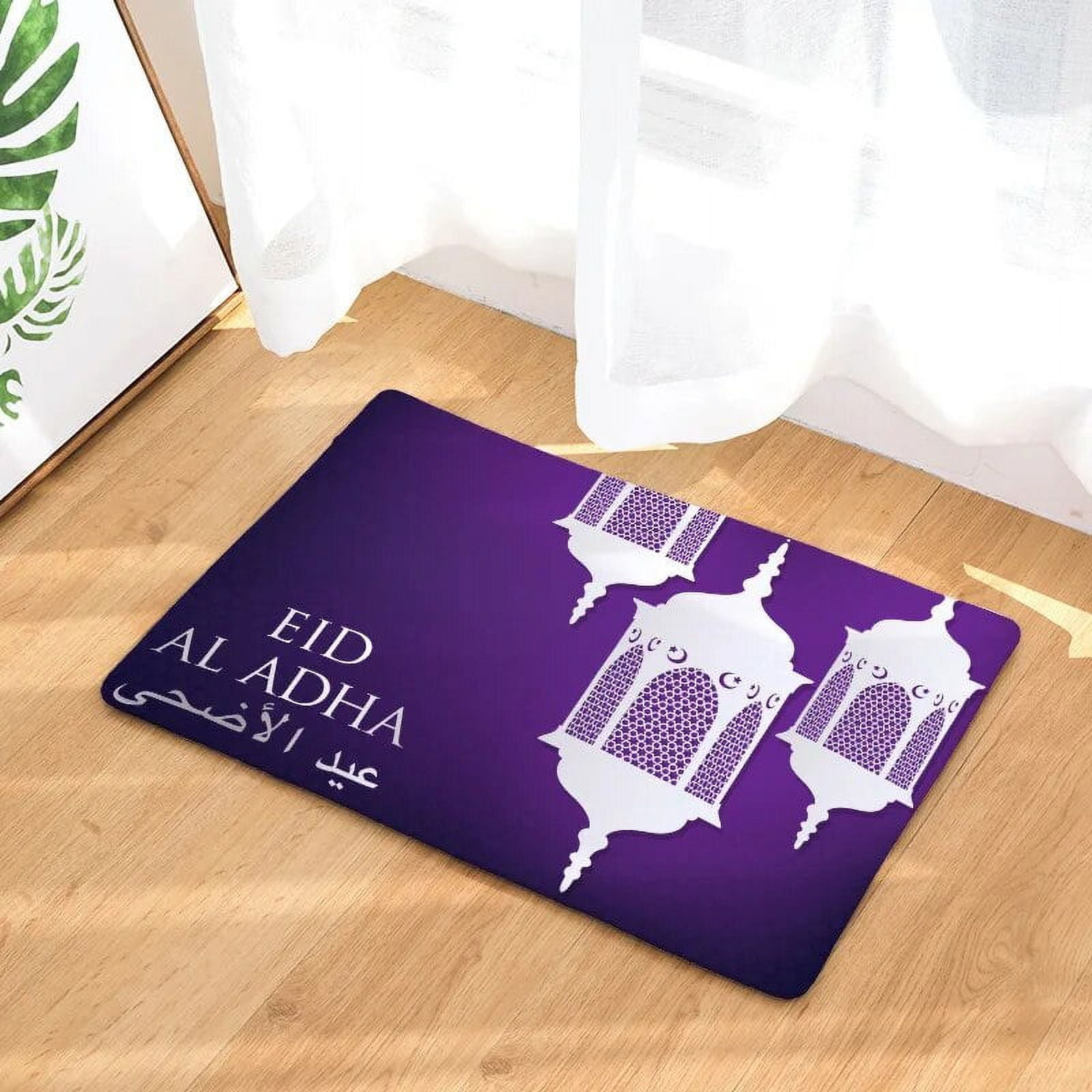 Ramadan Decoration Eid Mubarak Moon Mosque Bathroom Mat Kitchen Carpet ...