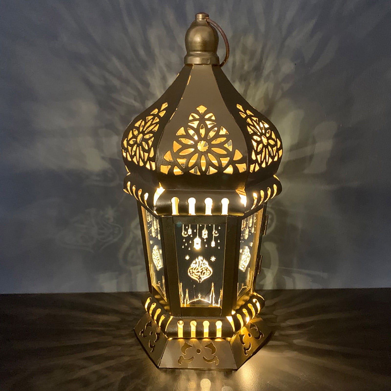 Ramadan Decoration Lights, Gold Mini Lanterns for Centerpieces, Holiday ...