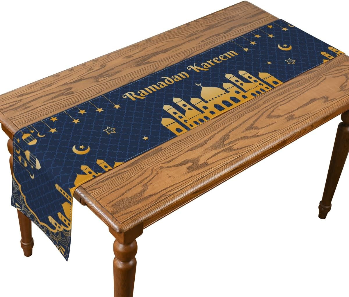Ramadan Decorations for Home, Ramadan Table Runner Eid Mubarak Mosque ...