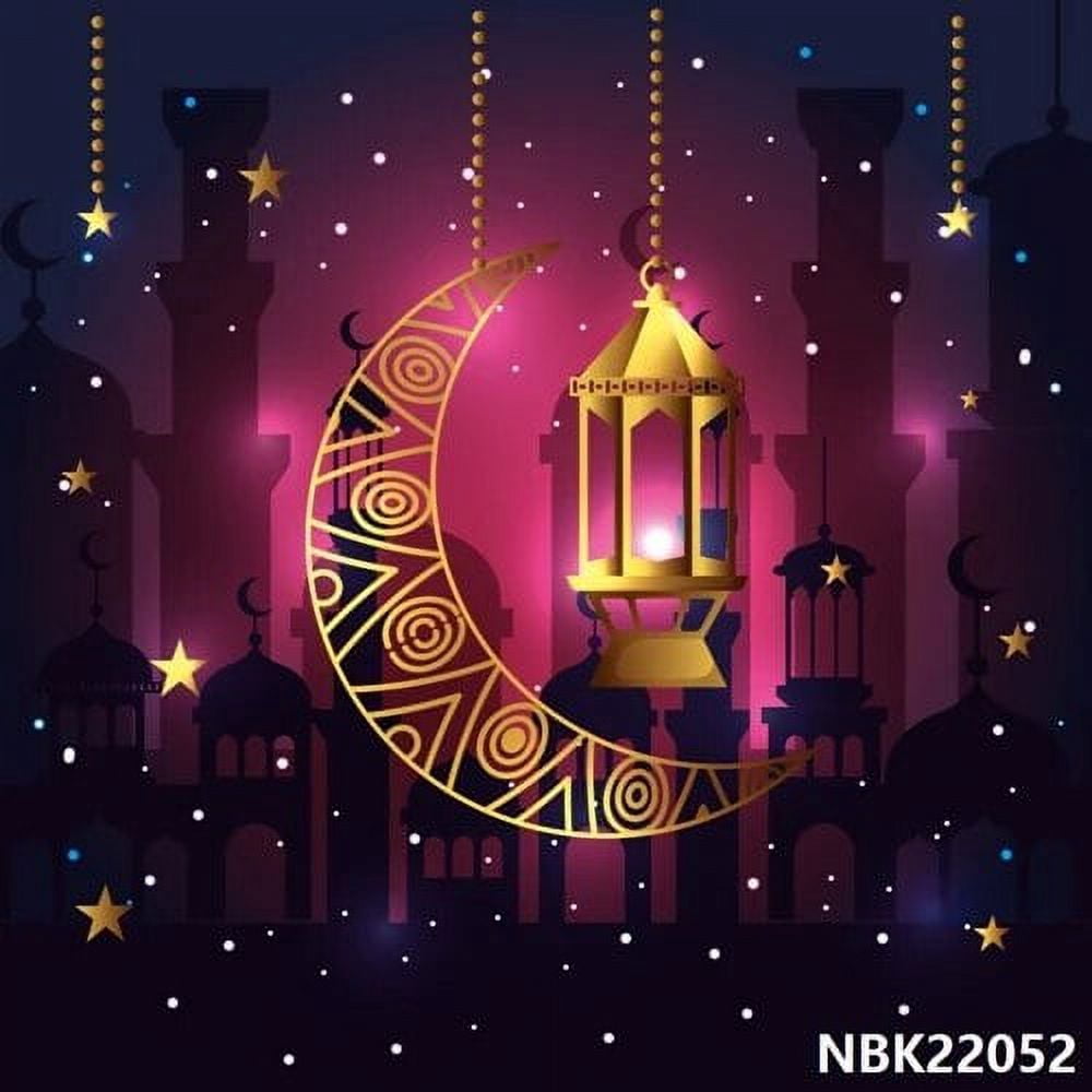 Ramadan Eid Al Adha Mubarak Muslim Lantern Photographic Backdrop Baby ...