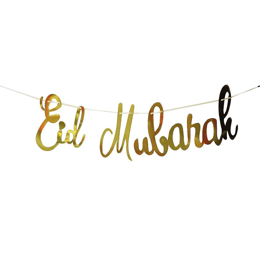 Ramadan / Eid Mubarak Banner Bunting Garlands Islamic Party Decorations ...