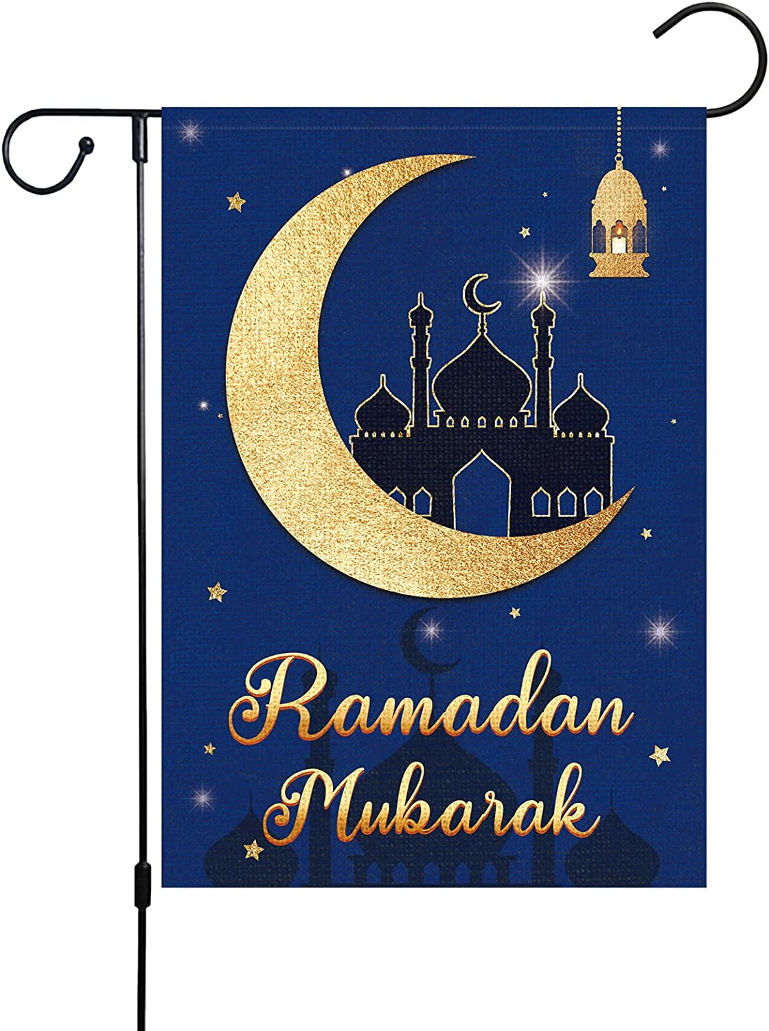 Ramadan Eid Mubarak Garden Flag 28x40 inch Vertical Double Sided ...