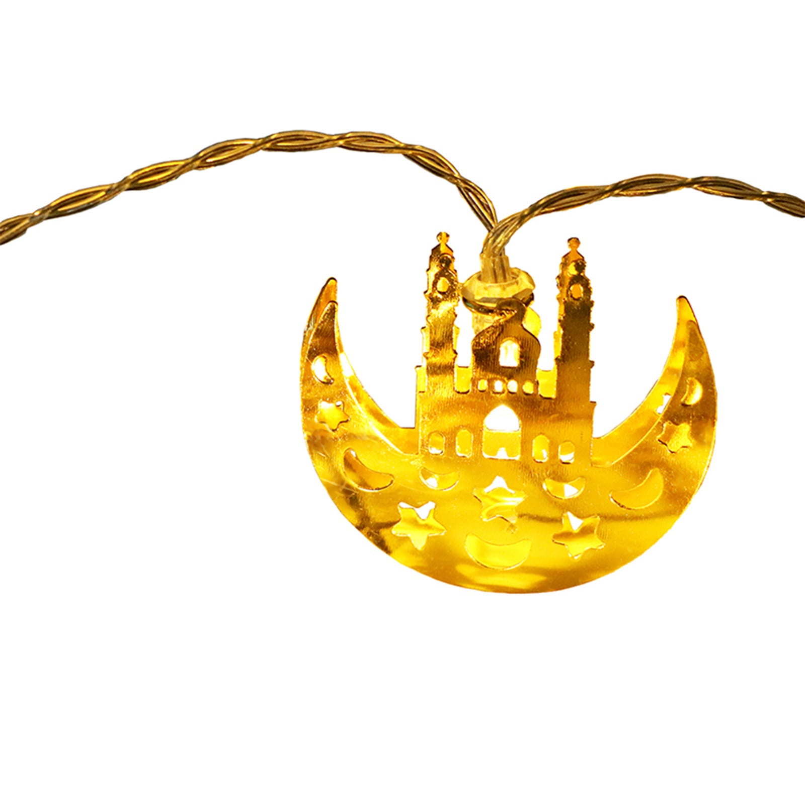 Ramadan Eid String Light,Eid Al Adha Decorations String Lights,LED Moon ...