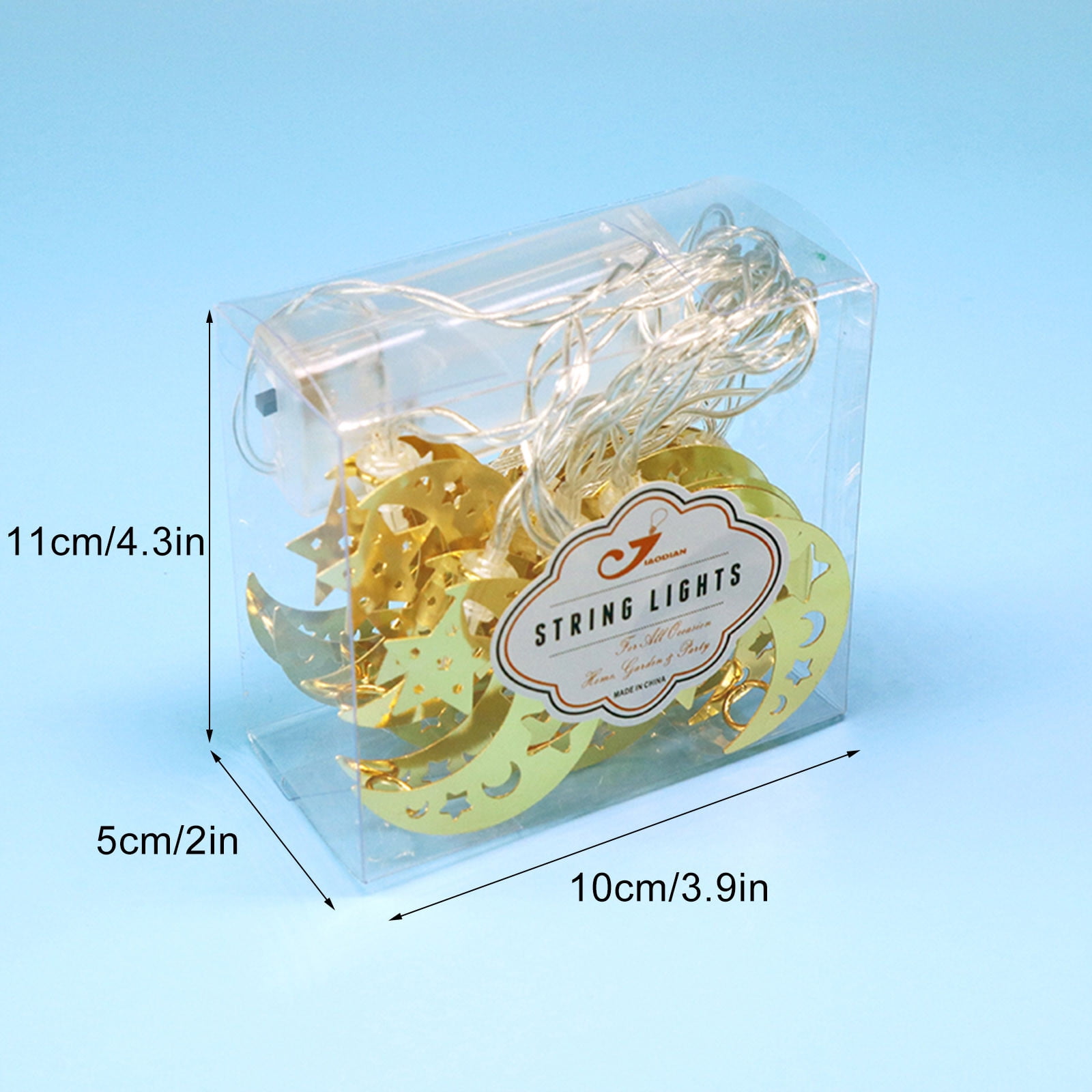 Ramadan Eid String Light,LED Eid Moon Star Lantern Lamp Battery ...