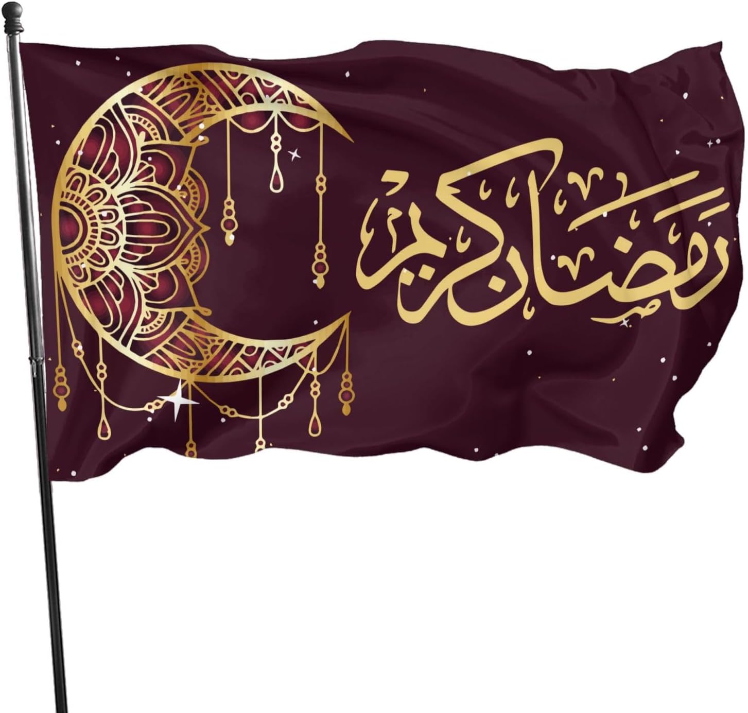 Ramadan Halal Kareem Ramzan Moon Flag Outdoor Indoor Garage With ...