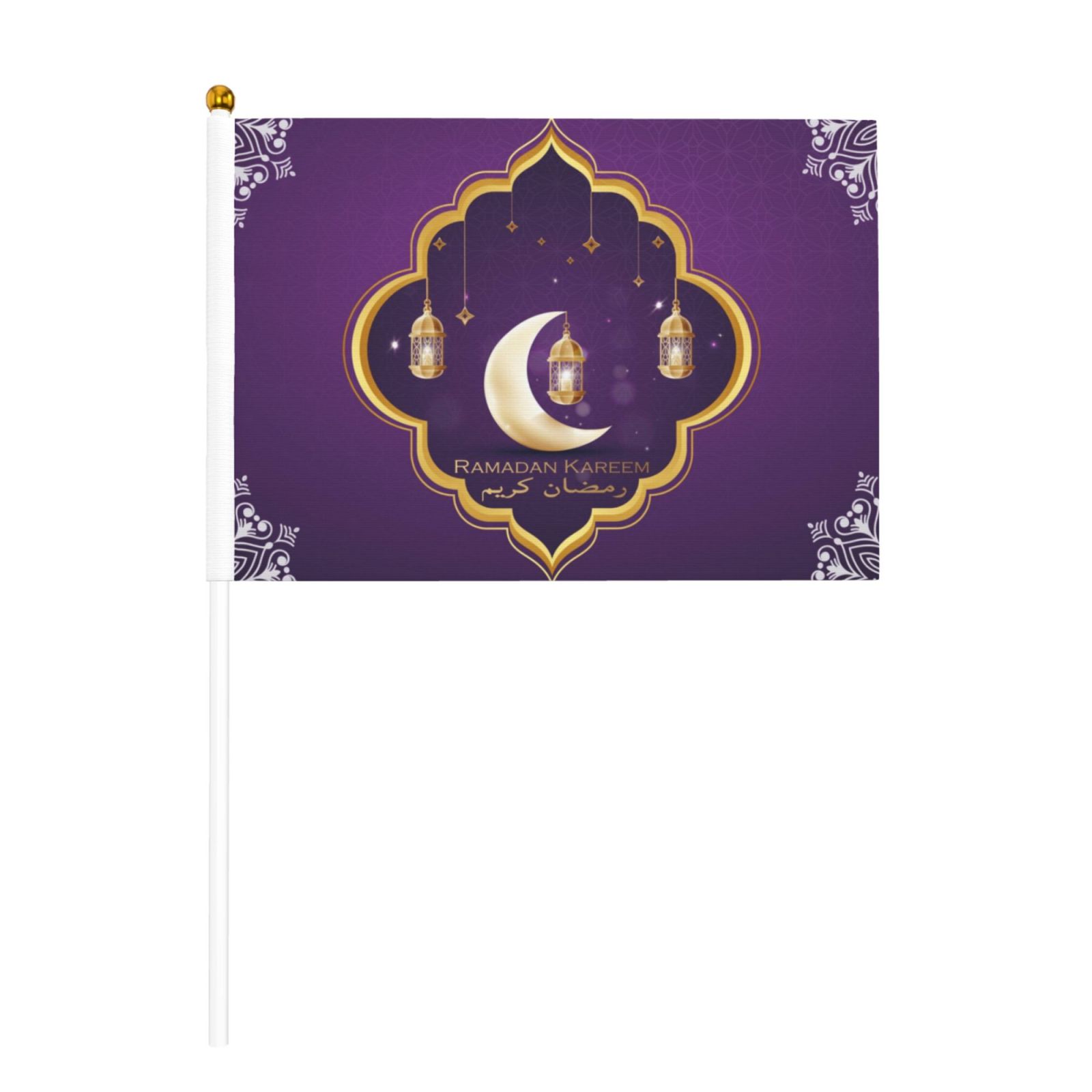 Ramadan Kareem 2025 Flag Small Mini Hand Held Flags Small Miniature ...