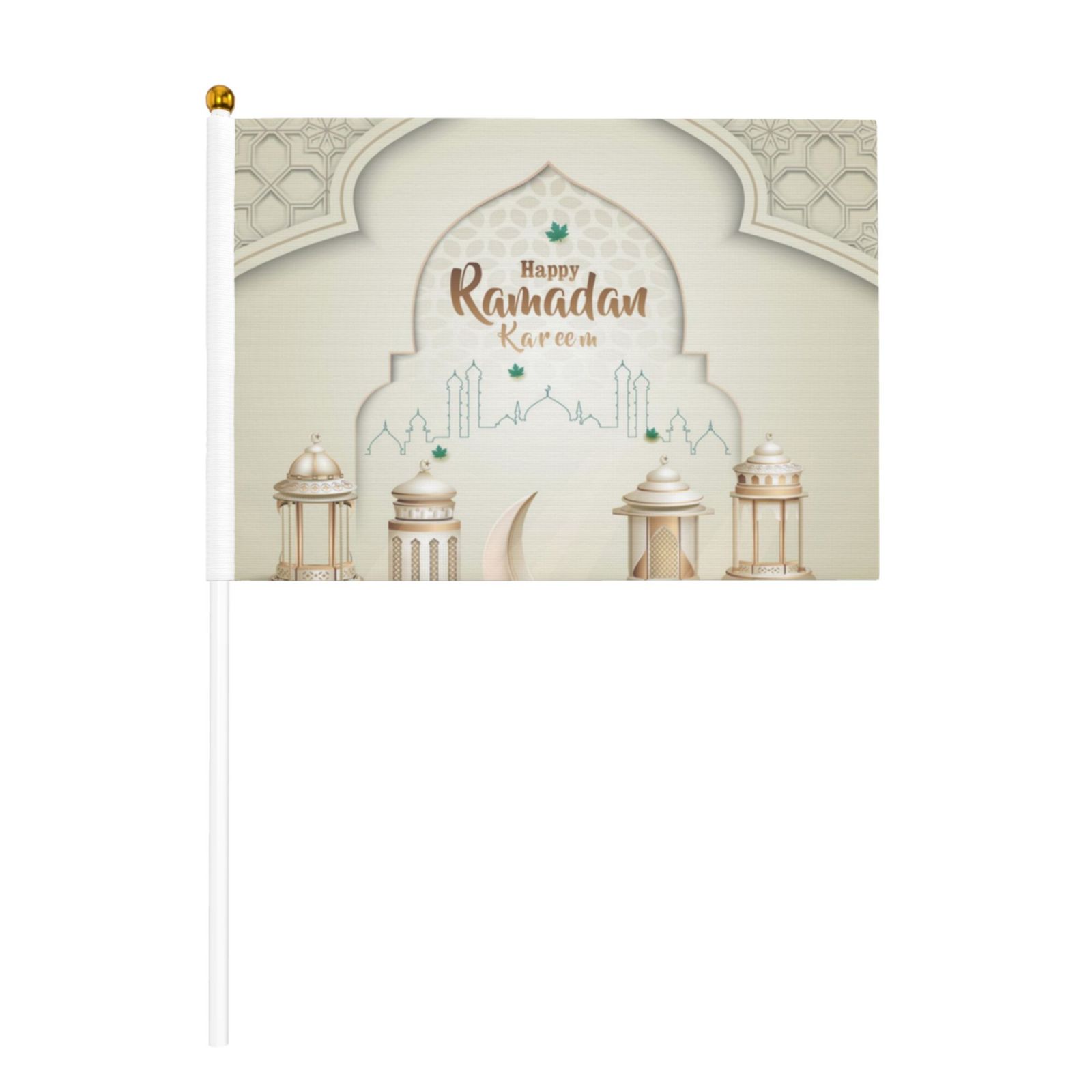 Ramadan Kareem 2025 Flag Small Mini Hand Held Flags Small Miniature ...