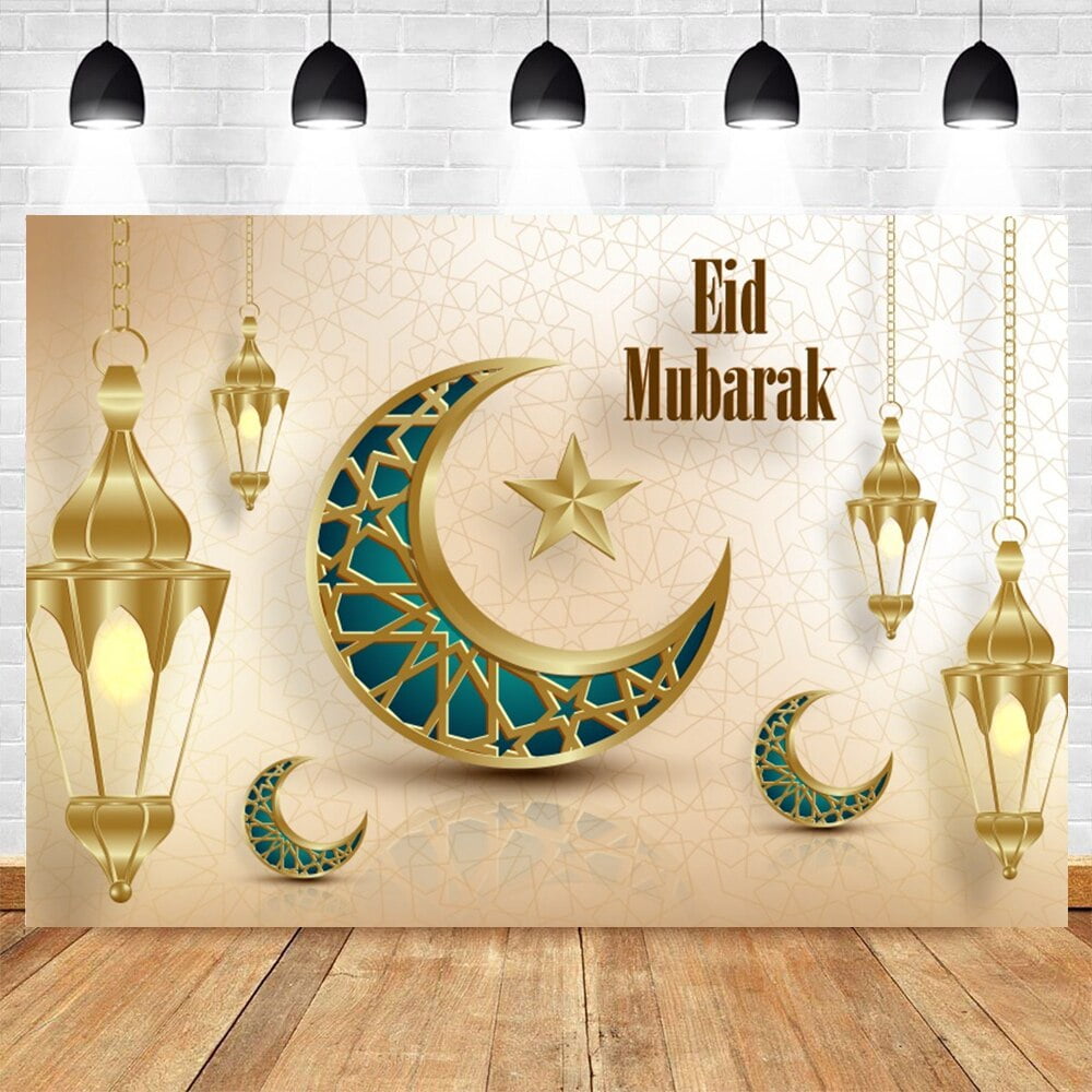 Ramadan Kareem Photography Backdrop EID Mubarak Islamic Mosque Lamps ...