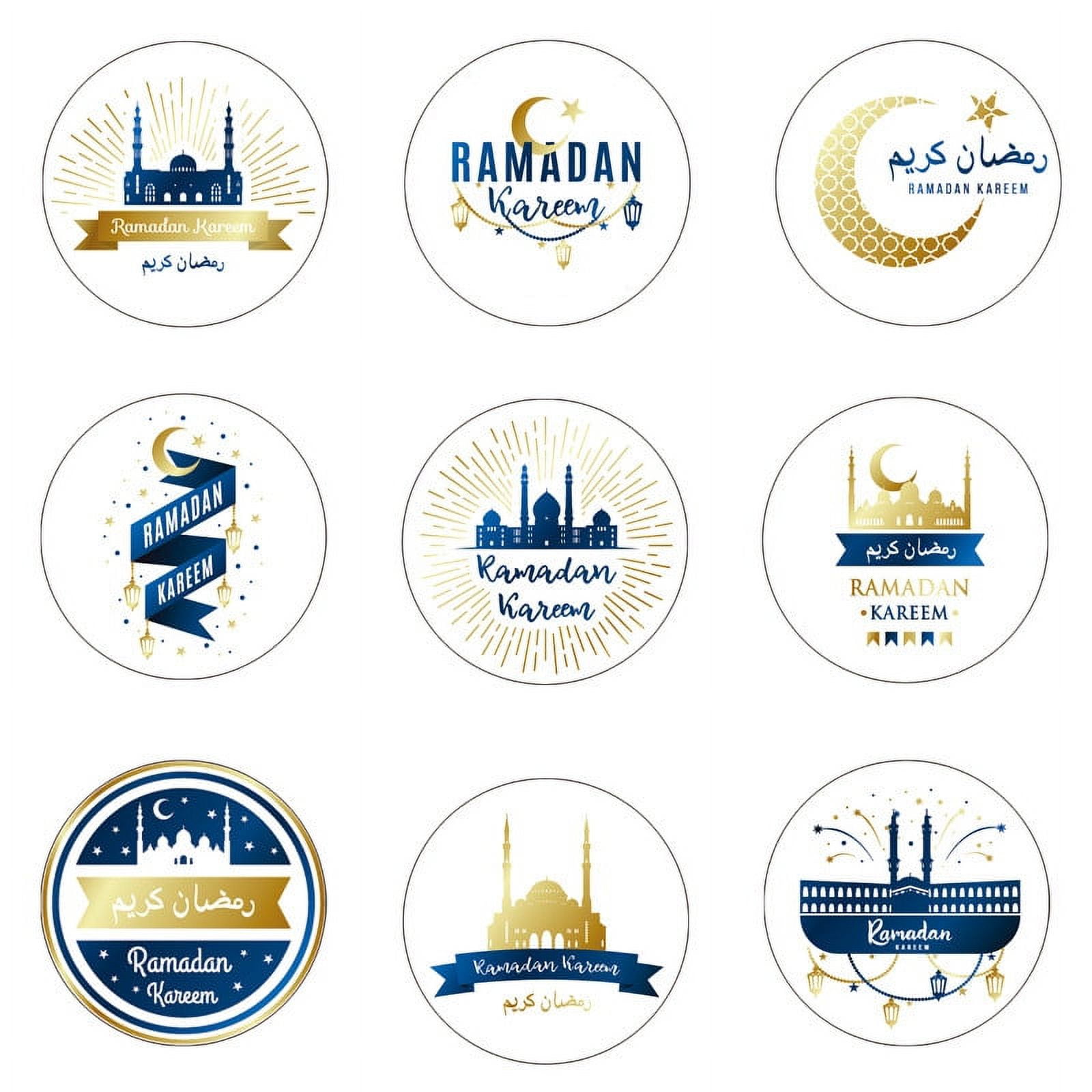 Ramadan Kareem Stickers, Eid Mubarak Stickers, Ramadan Labels Adhesive ...