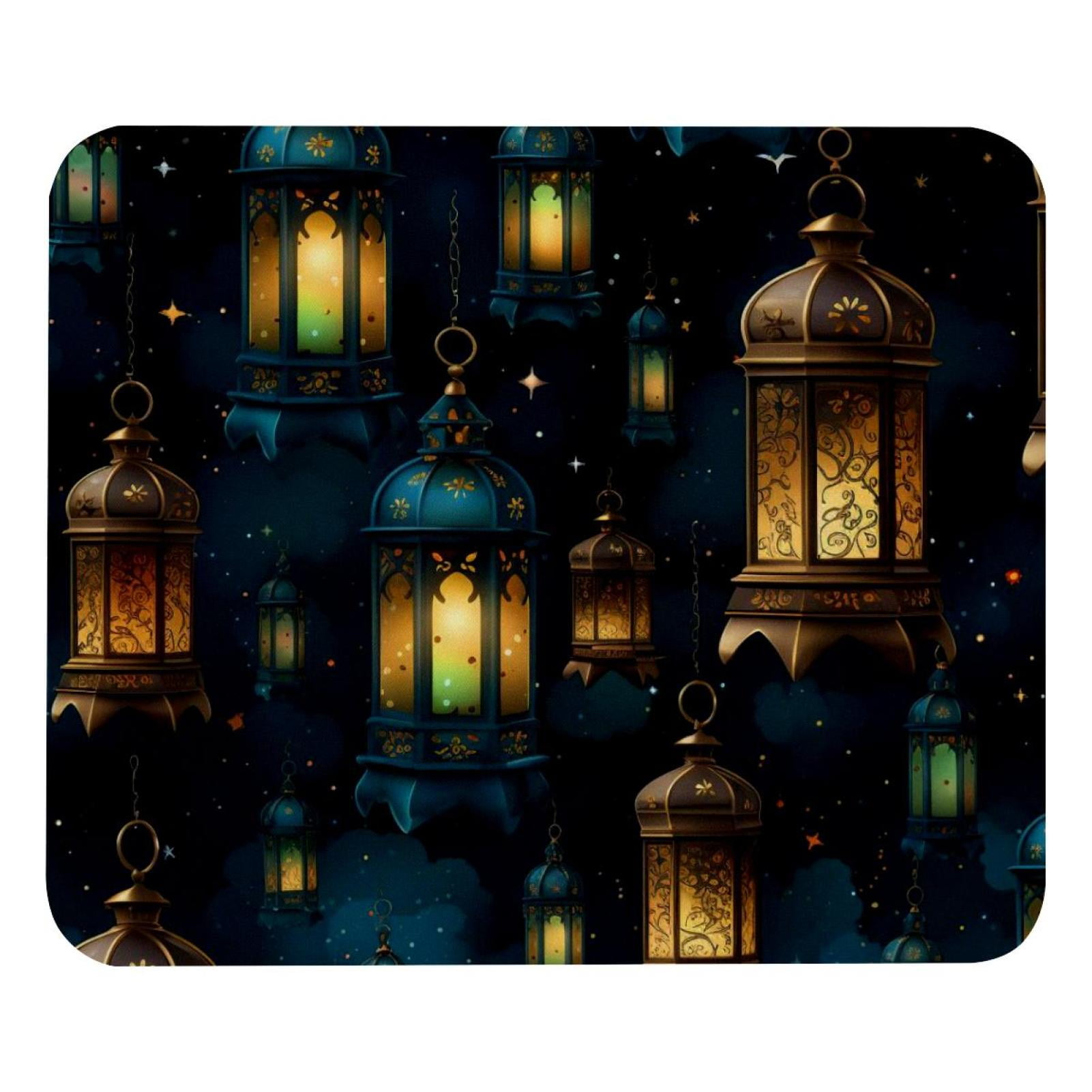 Ramadan Lantern 8.3x9.8 Inch Square Gaming Mouse Pad with Non-Slip ...