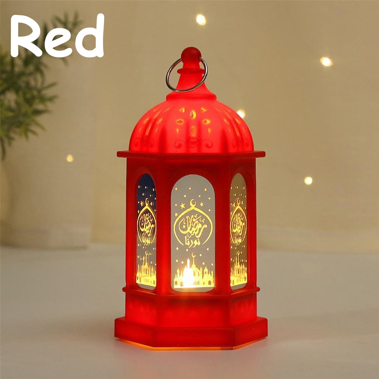 Ramadan Lantern Eid Mubarak LED Lights Ramadan Decoration Mini Star LED ...
