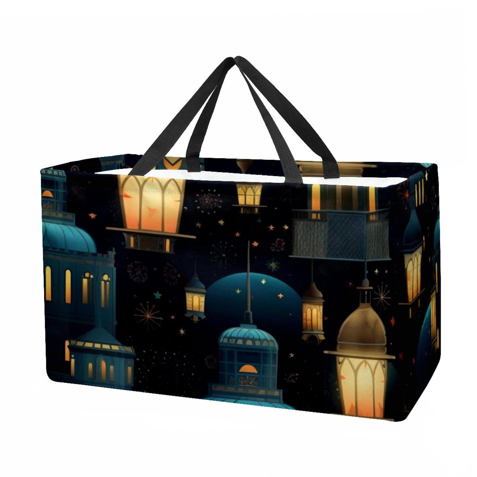 Ramadan Lantern Large Capacity Reusable Foldable Cube Organizer with ...