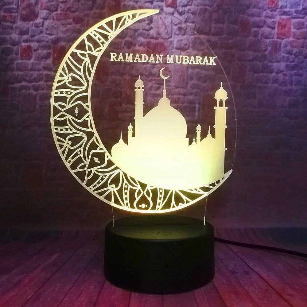 Ramadan Lantern Lights, Ramadan Mubarak Islam 3D Light, رمضان Eid al ...