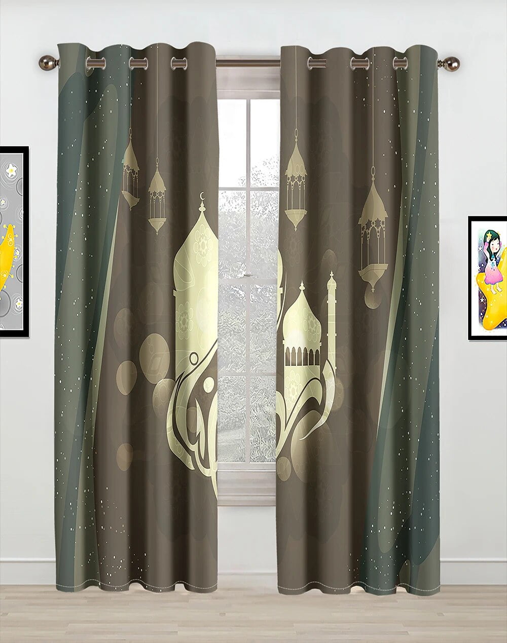 Ramadan Moon Kareem Lslamic Muslim Mural Eid Mubarak Free Shipping 2 ...