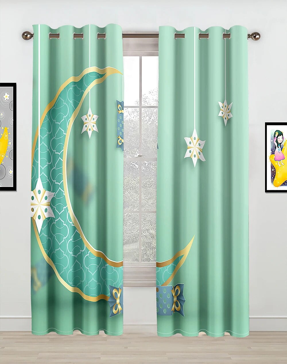 Ramadan Moon Kareem Lslamic Muslim Mural Eid Mubarak Free Shipping 2 ...