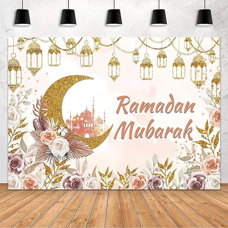 Ramadan Mubarak Backdrop Boho Muslim Ramadan Kareem Lantern Castle ...