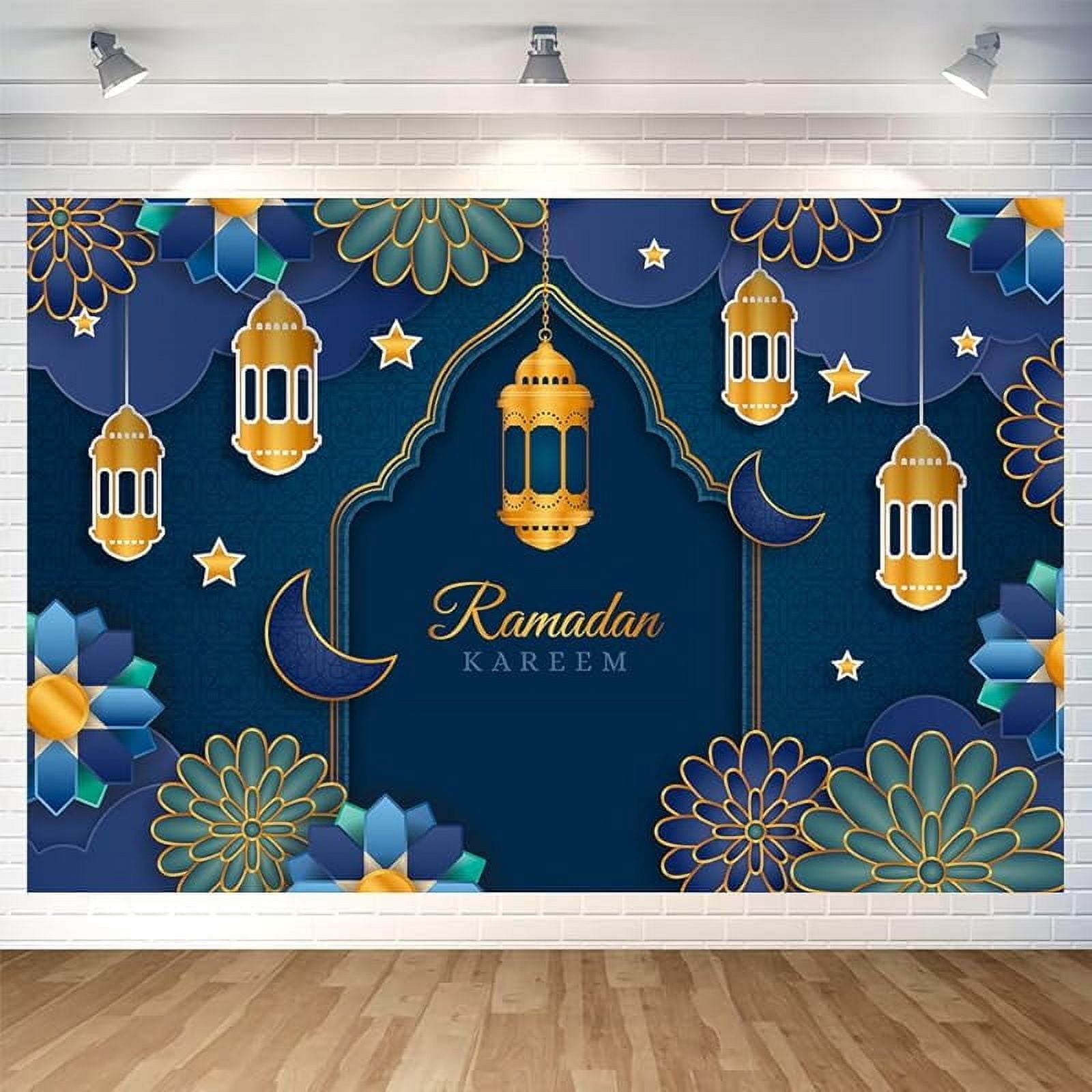 Ramadan Mubarak Backdrop Ramadan Kareem Banner Eid Mubarak Photography ...
