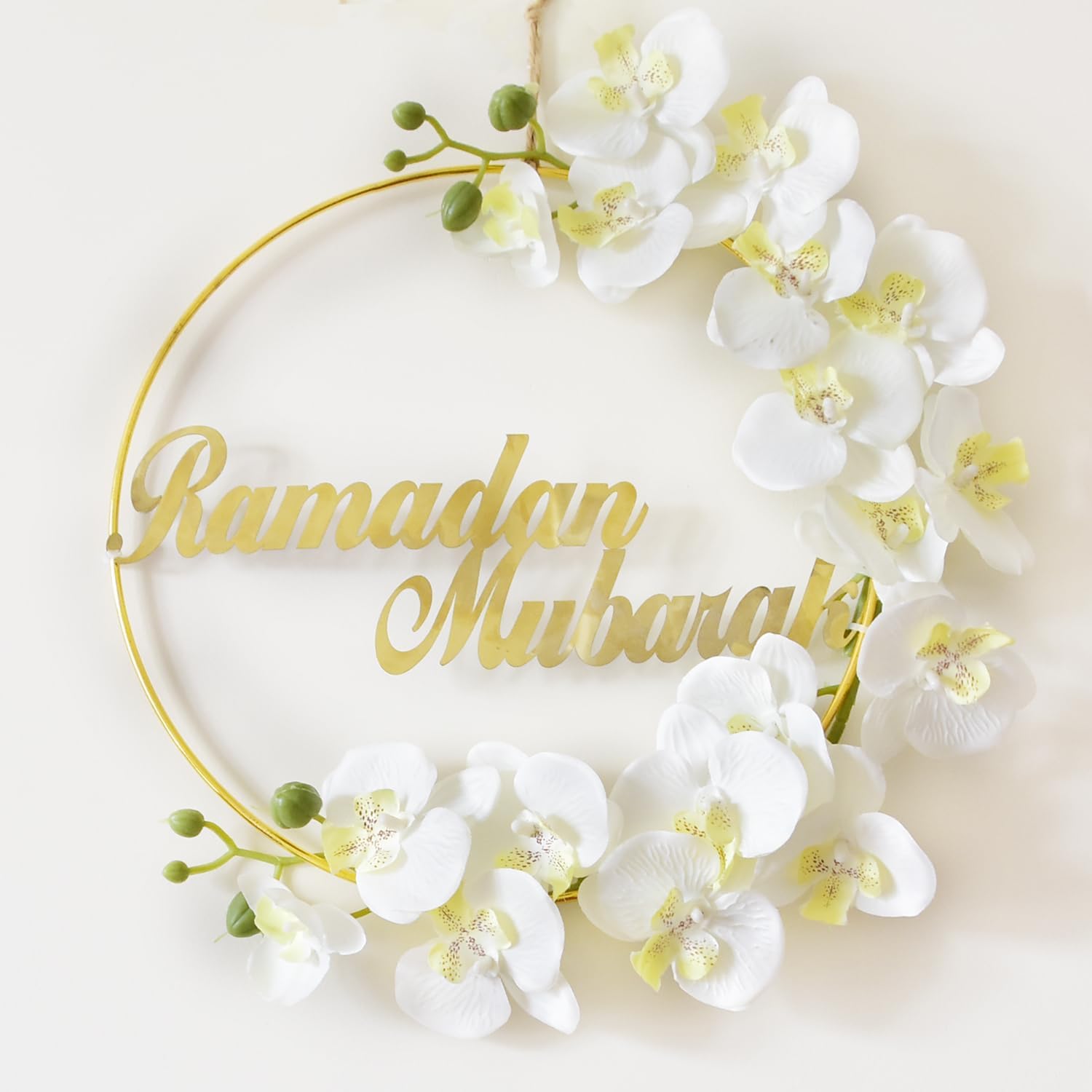 Ramadan Mubarak Wreath, Wreath Ramadan Decorations for Home Front Door ...