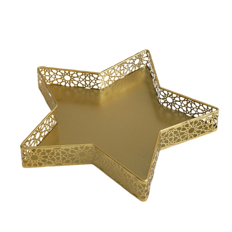 Ramadan Serving Tray Iron Islamic Ramadan Decorative Platters Table ...